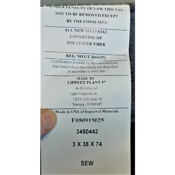 What Does A "Law Tag" Look Like – Robert Crist RV's